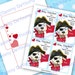 Valentine Card for Kids Pirate Valentines Day DIY Printable - Etsy