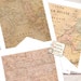 Old World Map Banner, Antique Map Garland, Shabby World Map Bunting ...