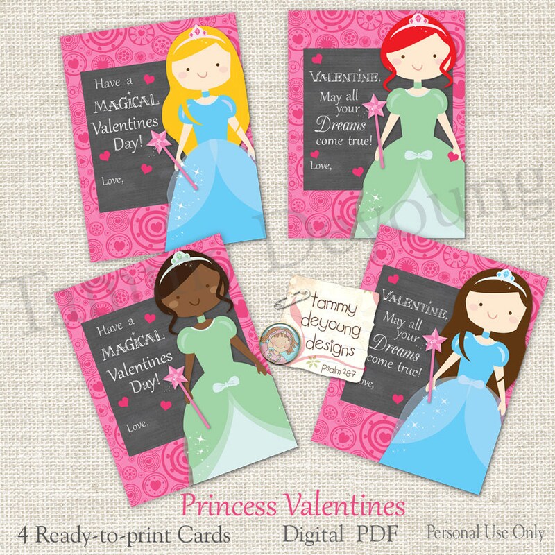 Princess Valentines - Etsy
