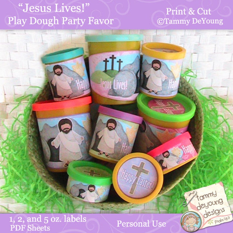 Easter Party Favors Religious Easter printables | Etsy