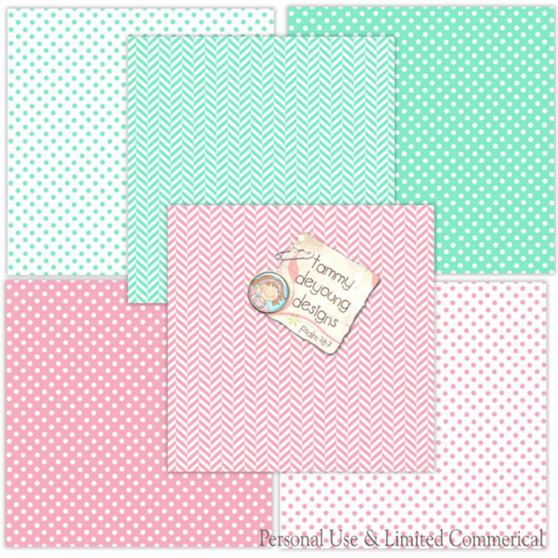 Spring Digital Paper easter Pastel Digital Papers Baby - Etsy
