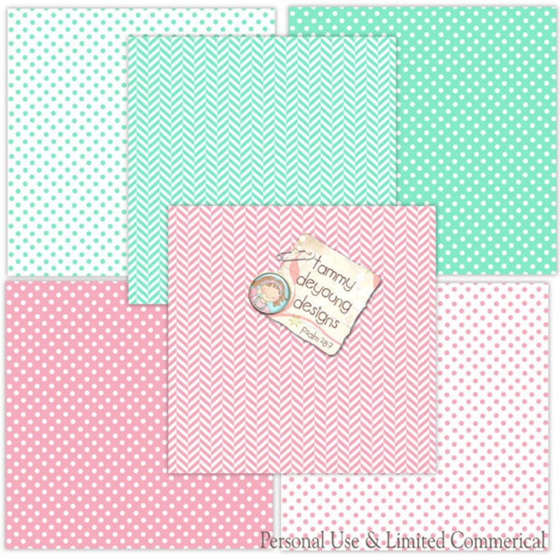 Spring Digital Paper *easter Pastel Digital Papers* Baby Papers for ...