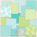 Damask Digital Paper Pack Green and Blue Pattern Backgrounds Fresh ...