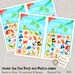Digital Under the Sea Bingo, Printable Mermaid Bingo, Ocean Animals ...