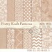 Digital Kraft Papers, Brown Kraft Paper Patterns, Lace & Burlap ...