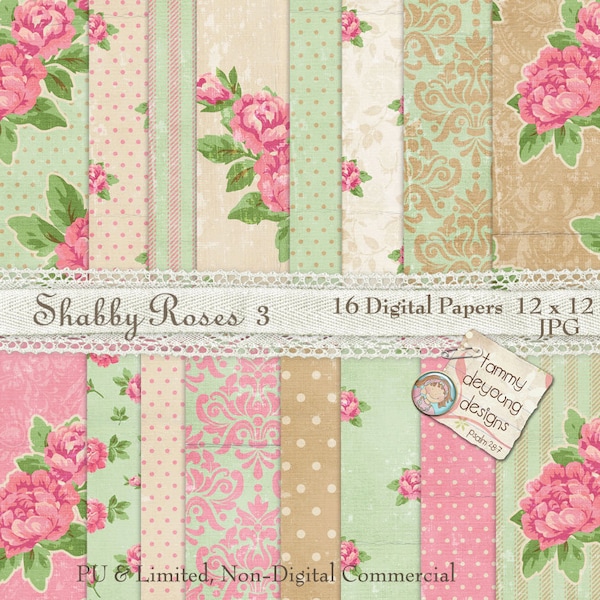 Cottage Roses - Etsy