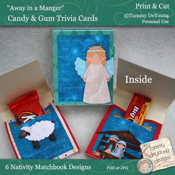 Nativity Christmas Party Favors Kids Christmas Candy Holders - Etsy