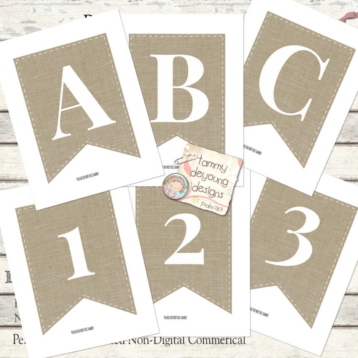 Burlap Banner Printable, Burlap Wedding Banner, Thanksgiving Bunting ...