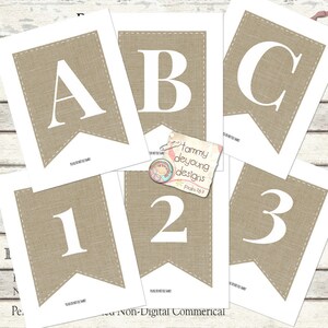 Burlap Banner Printable, Burlap Wedding Banner, Thanksgiving Bunting ...