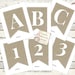 Burlap Banner Printable, Burlap Wedding Banner, Thanksgiving Bunting ...