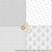 Silver Glitter Digital Paper, Faux Glitter Backgrounds With With Hearts ...