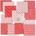 Valentine Digital Papers *red and White Digital Paper* Wedding and ...