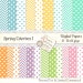 Spring Digital Paper *easter Pastel Digital Papers* Baby Papers for ...
