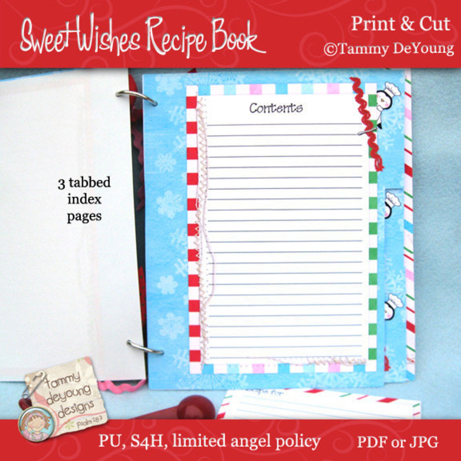 Printable Recipe Book Digital Recipe Cards Printable Journal - Etsy