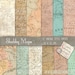 Map Digital Paper old World Map Paper Printable Maps Shabby | Etsy