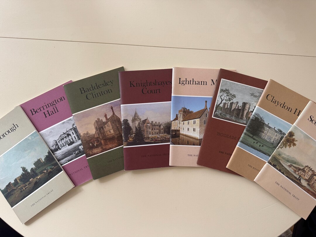 Set of 7 Vintage National Trust Guidebooks – English Country Houses ...