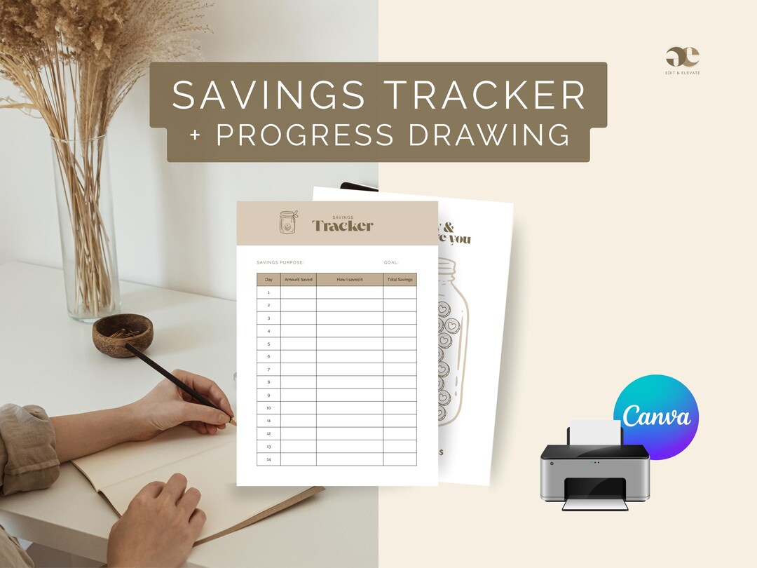 50-day Savings Challenge Printable | Visual Savings Tracker & Coloring ...