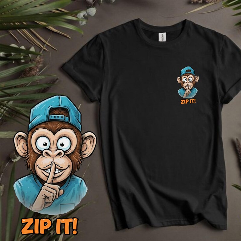 Monkey middle finger - Etsy Österreich