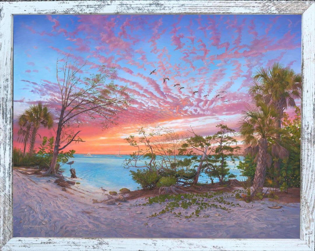 Florida Art, Landscapes, Beaches, Water Scenes, Birds, Boats, Fishes ...