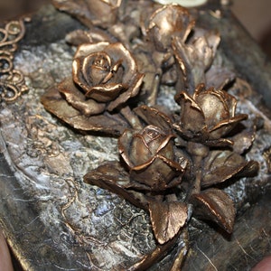 Handmade Stone Rose Wall Hanging: Unique Floral Decor - Etsy