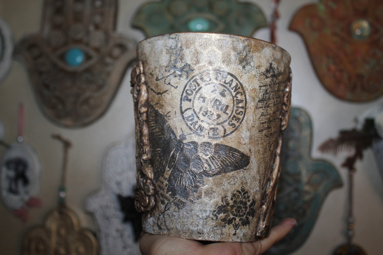 Handmade Terra Cotta Planter: Decorative Ceramic Flower Pot - Etsy