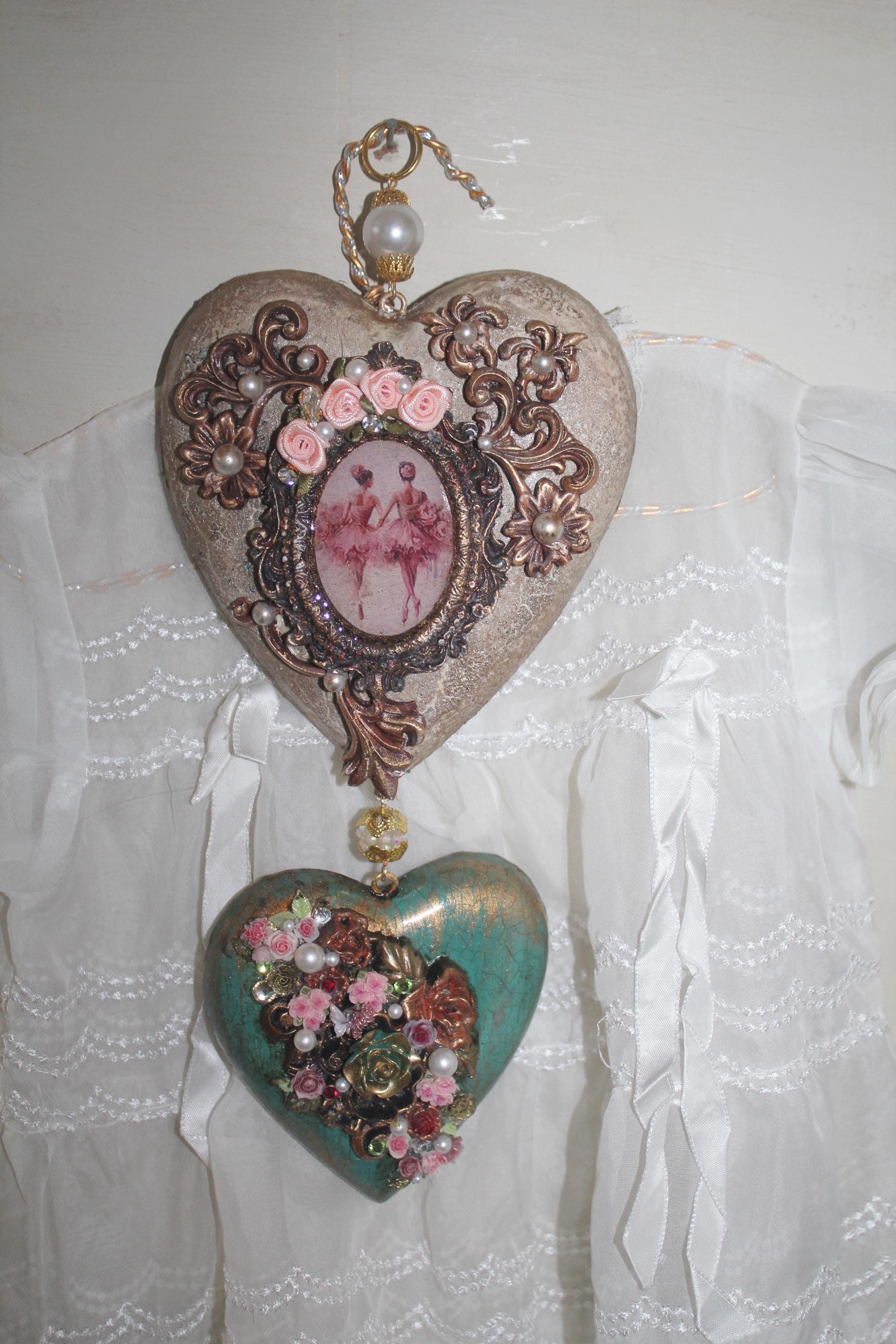 Handmade Ballerina Heart Wall Hanging: Stone Home Decor - Etsy