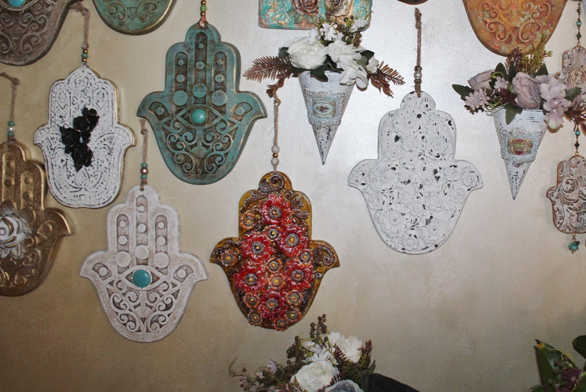 Hamsa Wall Hanging Hanging Hamsa Hamsa Wall Hamsa Home - Etsy