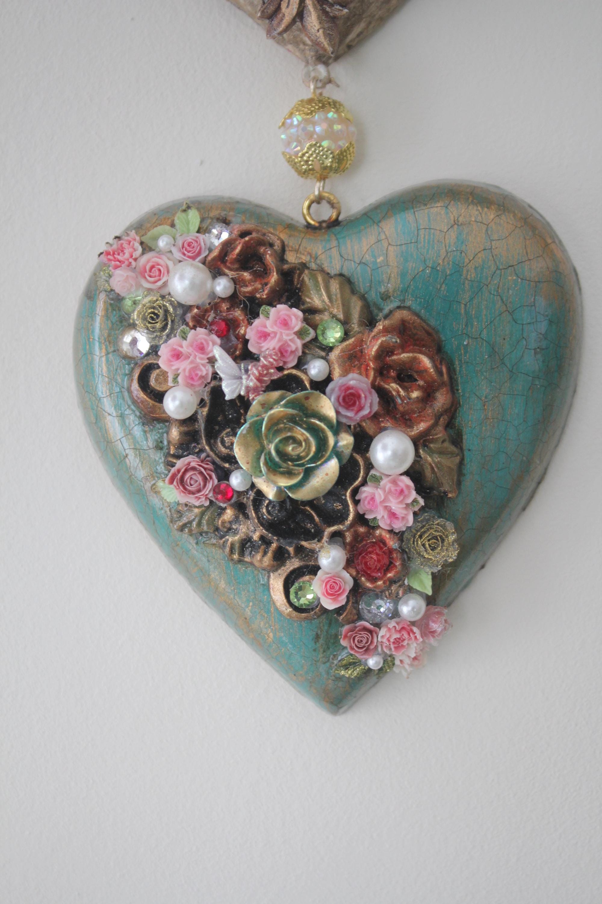 Handmade Ballerina Heart Wall Hanging: Stone Home Decor - Etsy
