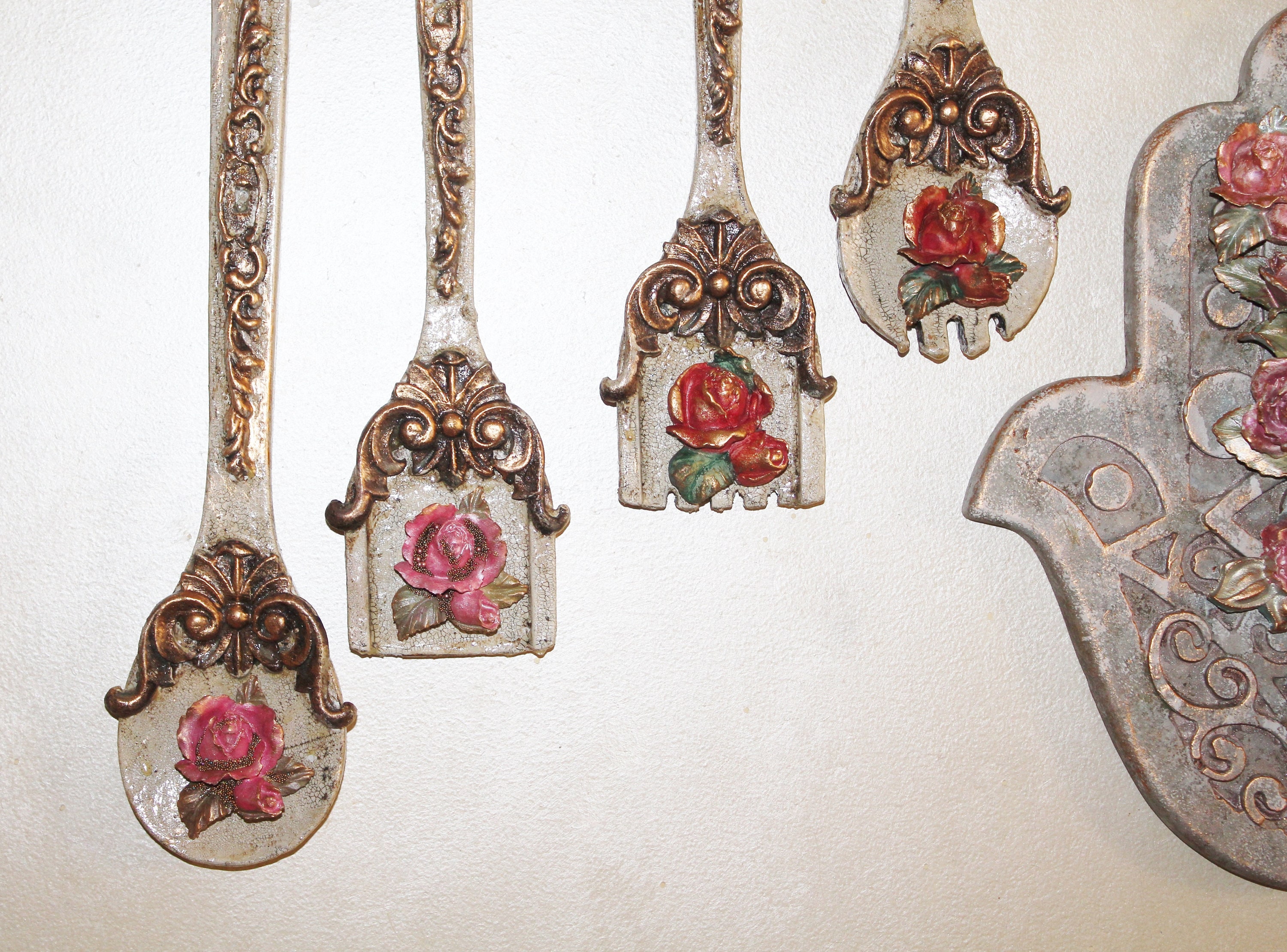 Wooden spoons kitchen decor home decor wood spoons | Etsy