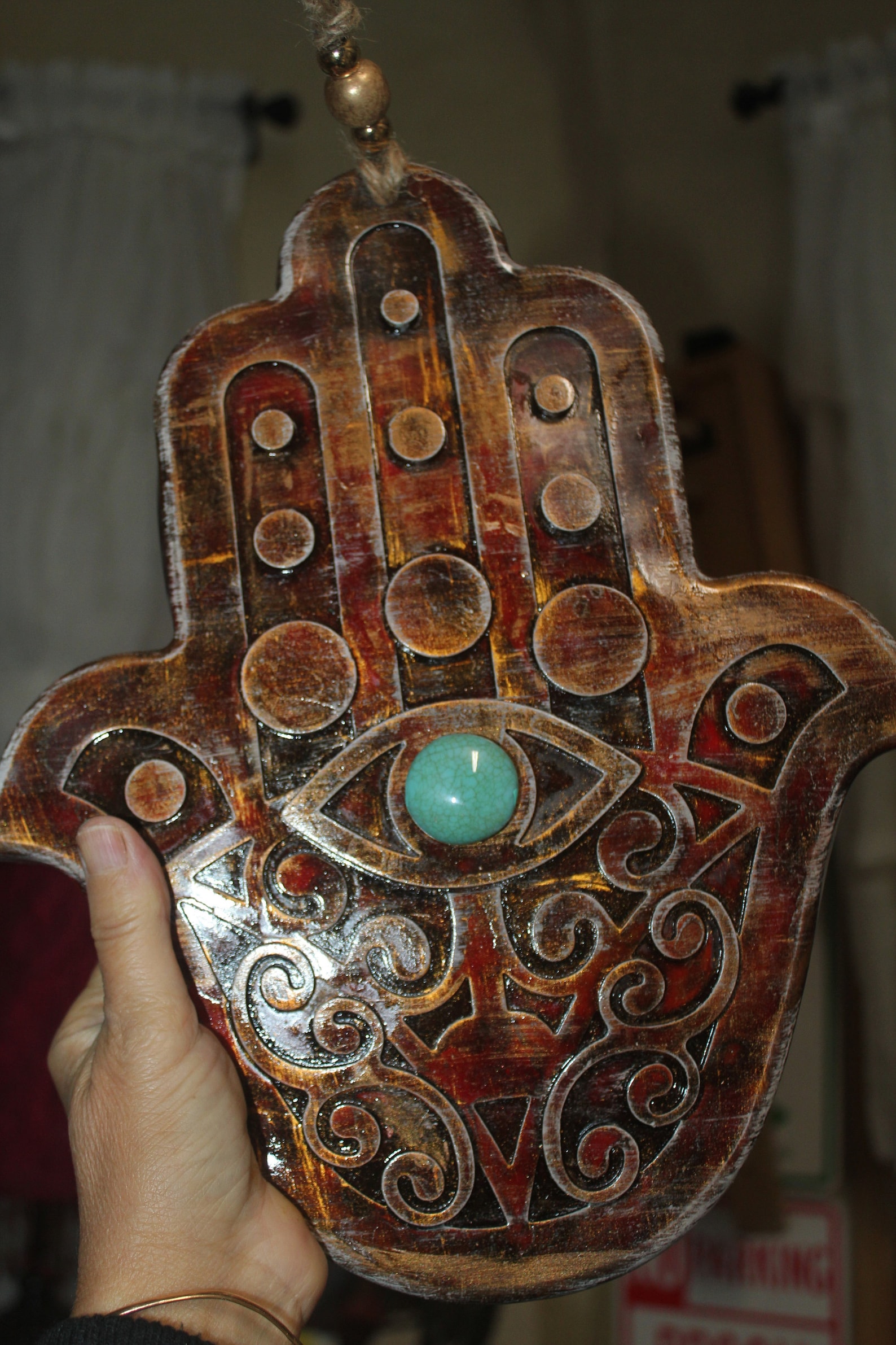 Hamsa Wall Hanging Hanging Hamsa Hamsa Wall Hamsa Home | Etsy