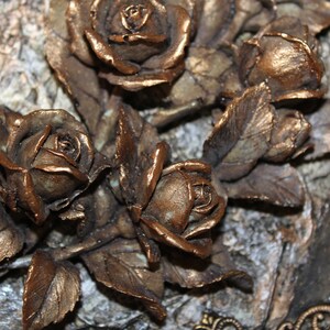 Handmade Stone Rose Wall Hanging: Unique Floral Decor - Etsy