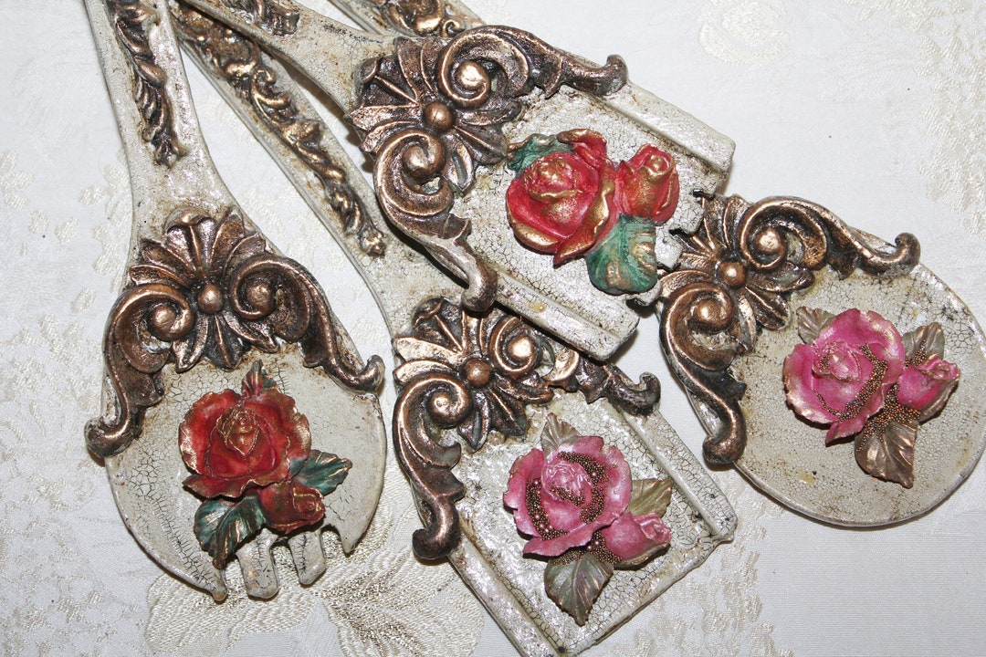 Wooden Spoons, Kitchen Decor, Home Decor, Wood Spoons, Decorative ...