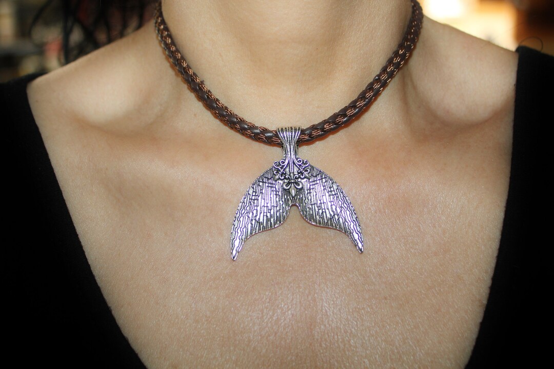 Fish Tail Necklace, Tail Necklace, Mermaid Tail Necklace, Whale Tale ...
