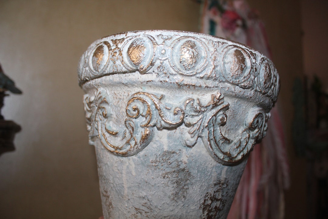 Handmade Terra Cotta Planter: Decorative Ceramic Flower Pot (8" X 7 ...