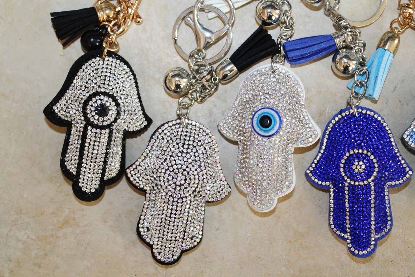 Hamsa Keychain Large Hamsa Keychain Hamsa Key Ring Hamsa - Etsy