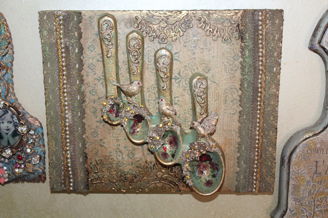 Spoons, Kitchen Decor, Home Decor, Decorative Spoons, Wall Decor ...