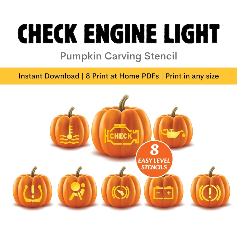Car Pumpkin Stencils - Etsy