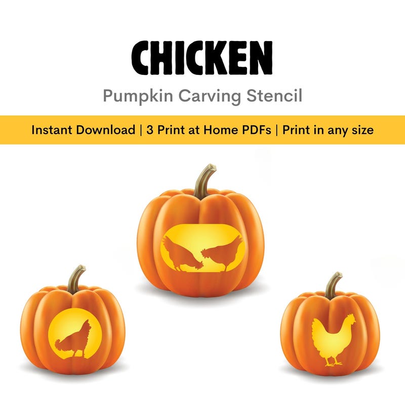 Chicken Pattern Stencil - Etsy