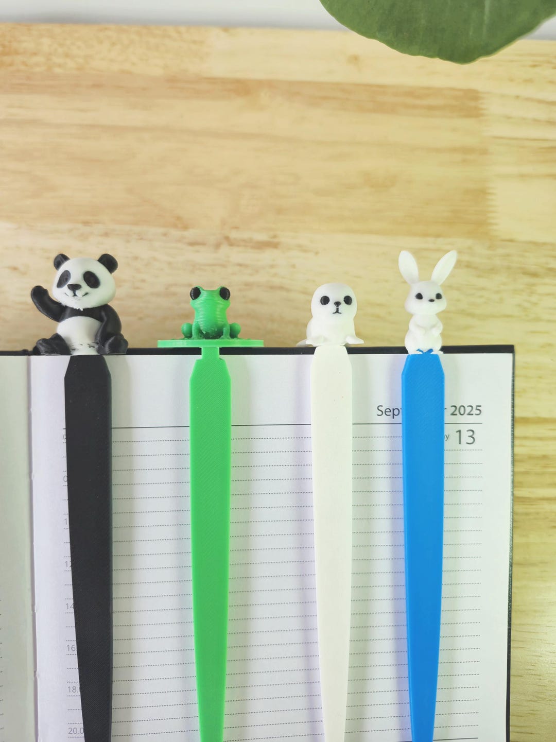 MECK Family Collector’s Bookmark Set – All 4 Characters (frog, Panda ...
