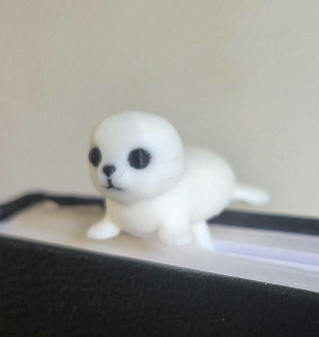 3D Printed Seal Bookmark Topper | Cute Animal Page Marker | Mix & Match ...