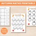 Autumn Math Worksheets, Preschool Counting, Addition, Number Tracing ...