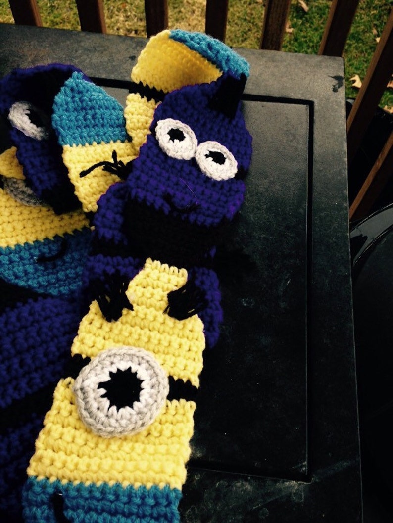 Minion Scarf - Etsy