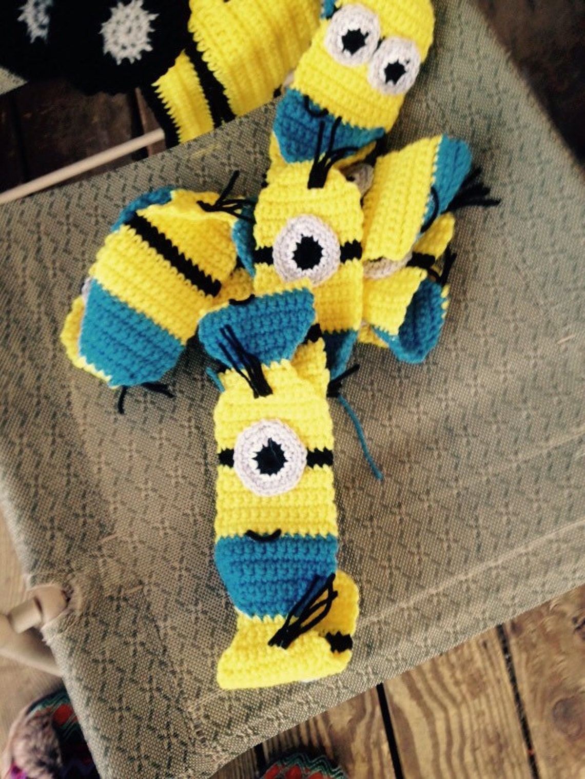 Minion Scarf - Etsy