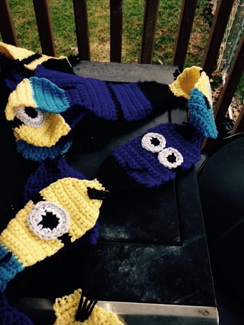 Minion Scarf - Etsy