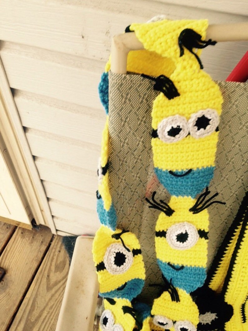 Minion Scarf - Etsy