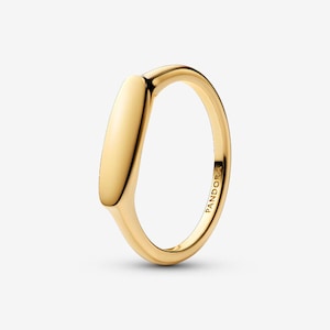 Pandora Golden Bar Ring - Etsy