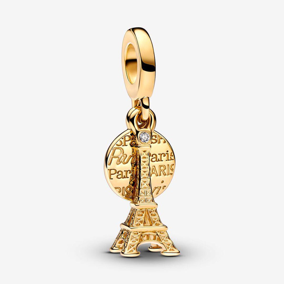 PANDORA Paris Eiffel Tower Double Lab Diamond - Etsy