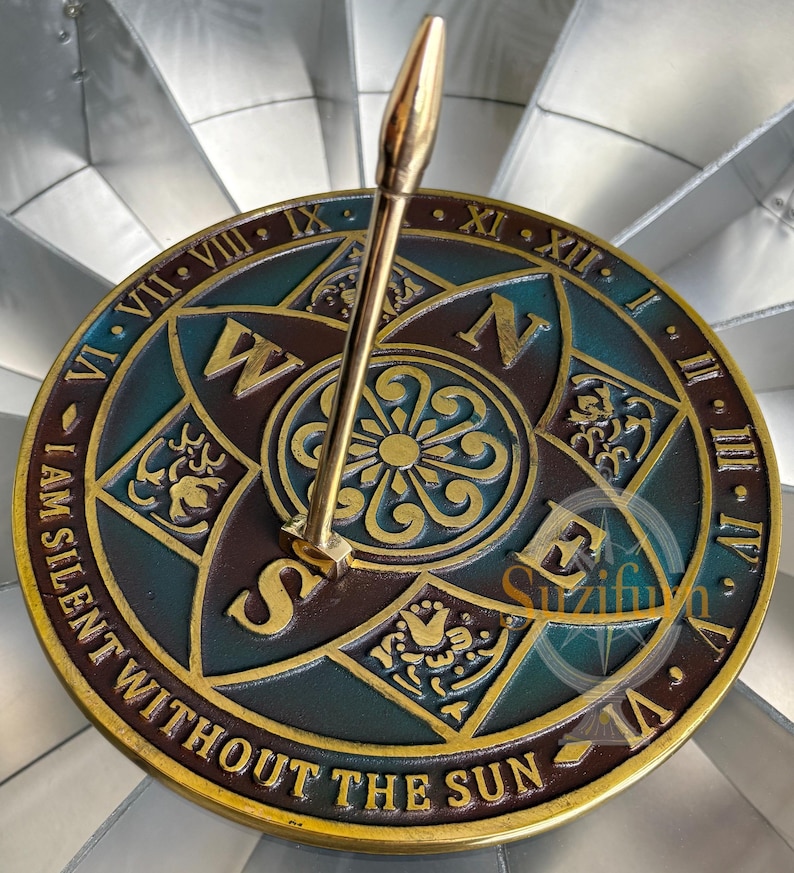 Suzifurn SF1220 Brass Rosette Sundial - Etsy