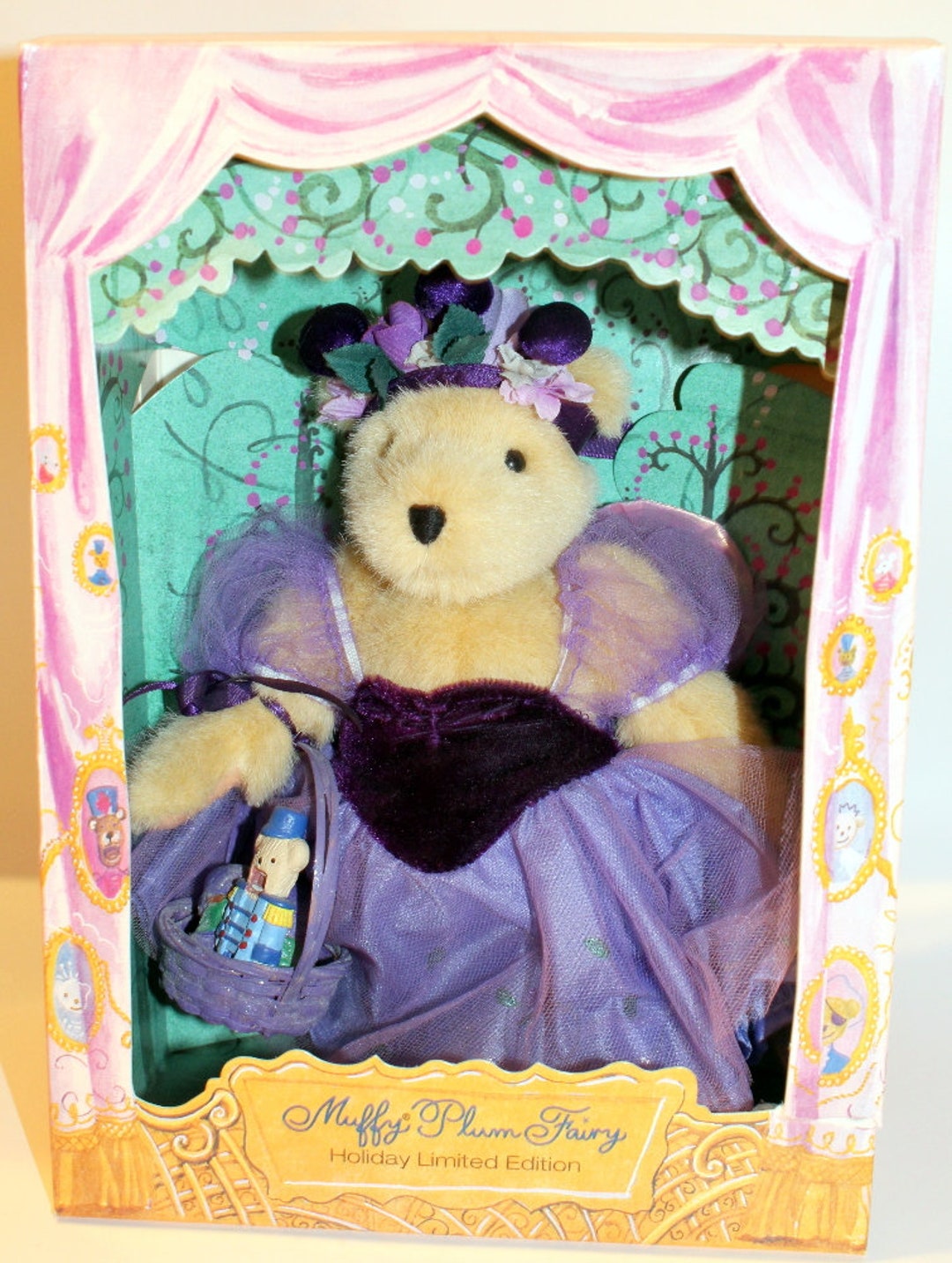 Muffy Vanderbear Doll Holiday Limited Edition Sugar Plum Fairy Purple ...