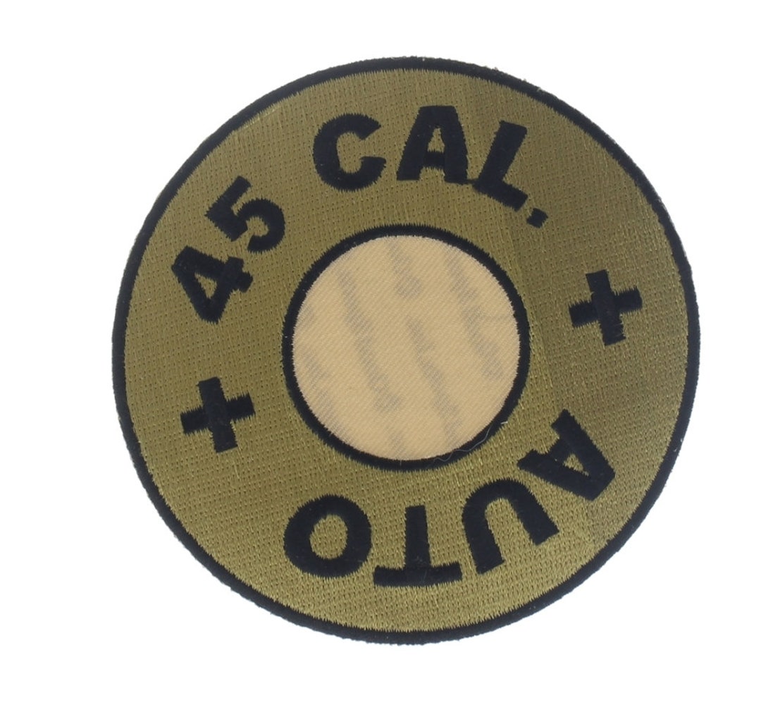 Motorcycle Biker Uniform Patch 4" X 4" 45 Caliber Ammo Shell - Etsy